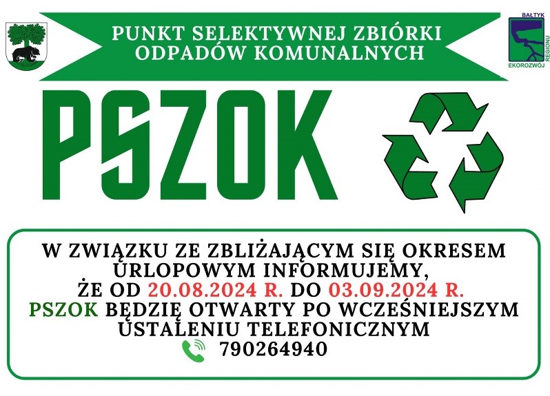 Informacja dotycząca PSZOK | Barwice